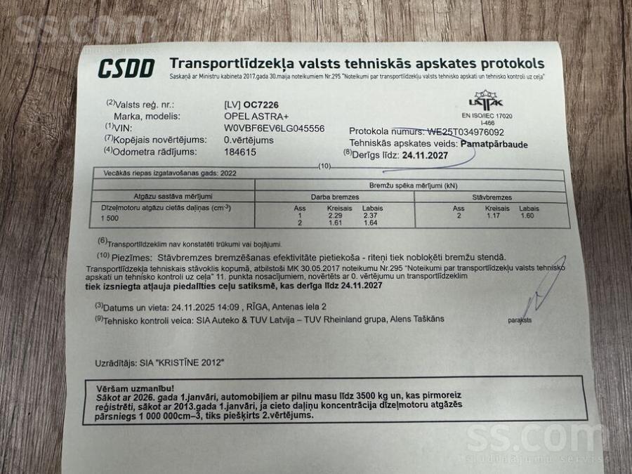 Melns Opel Astra 2020 Rīga, ar dzinēja tilpumu 1.50 L un nobraukumu 185 tūkst. km par 7500 €, foto 30 vietnē AUTOMOTO.COM.LV