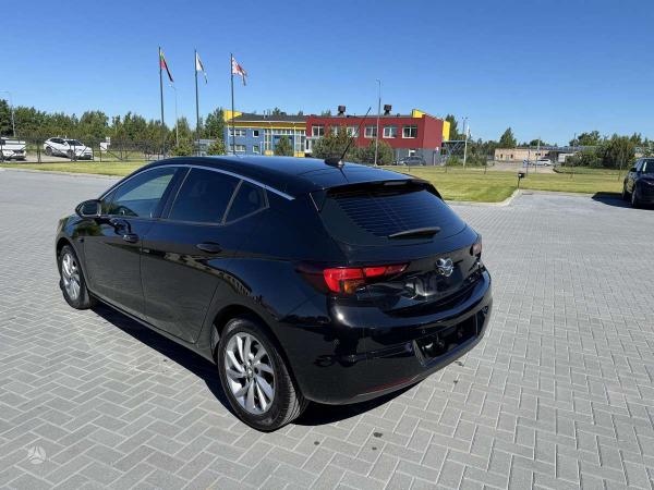 Black Opel Astra 2021 in Telschi, with an engine capacity of 1.20 L and mileage of 161 thousand km for 7999 €, photo 4 on AUTOMOTO.COM.LV
