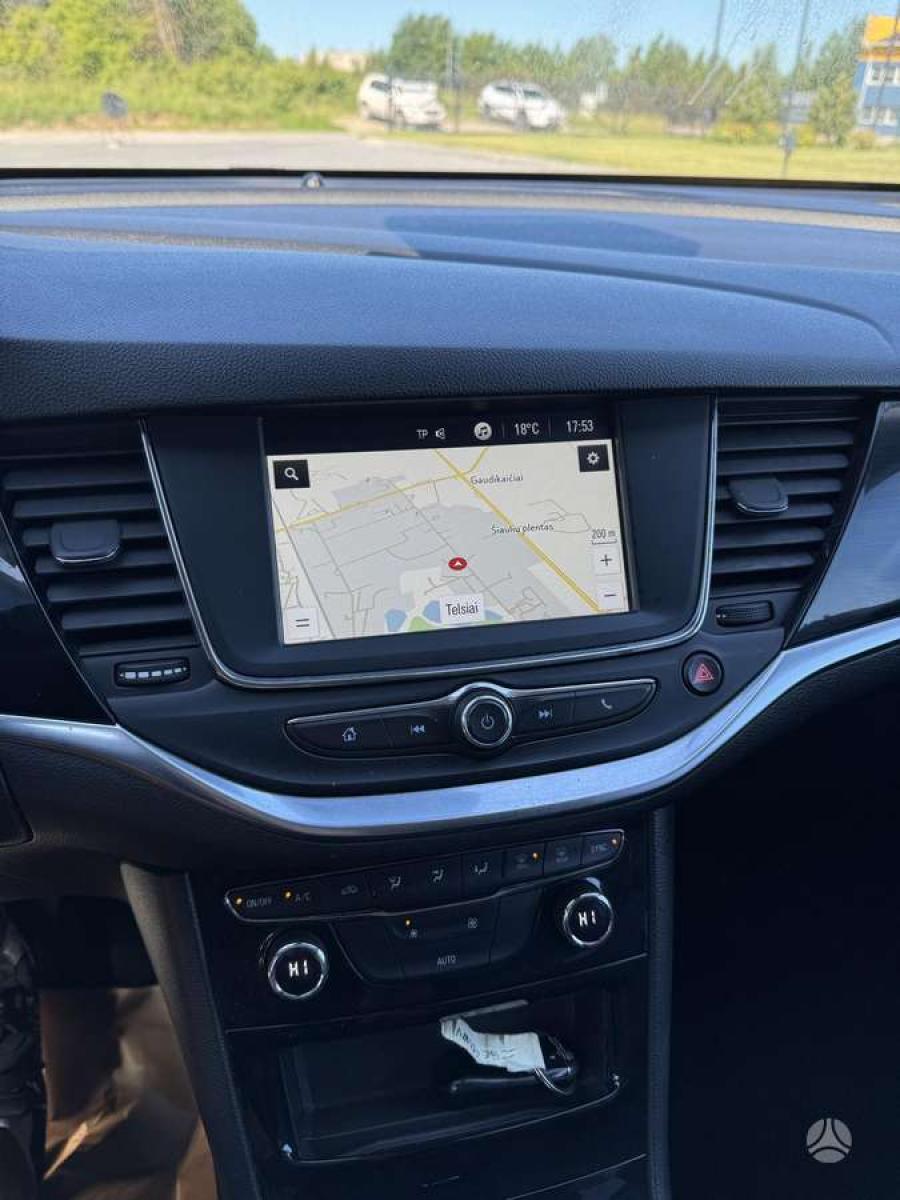 Black Opel Astra 2021 in Telschi, with an engine capacity of 1.20 L and mileage of 161 thousand km for 7999 €, photo 34 on AUTOMOTO.COM.LV