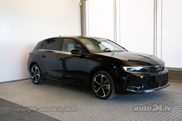 Black Opel Astra 2022 in Tallinn, with an engine capacity of 1.60 L and mileage of 21 thousand km for 27900 €, photo 1 on AUTOMOTO.COM.LV