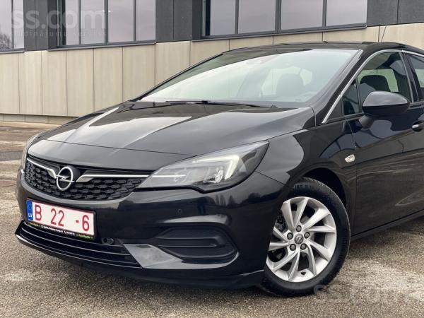 Black Opel Astra 2022 in Riga, with an engine capacity of 1.50 L and mileage of 192 thousand km for 7390 €, photo 7 on AUTOMOTO.COM.LV