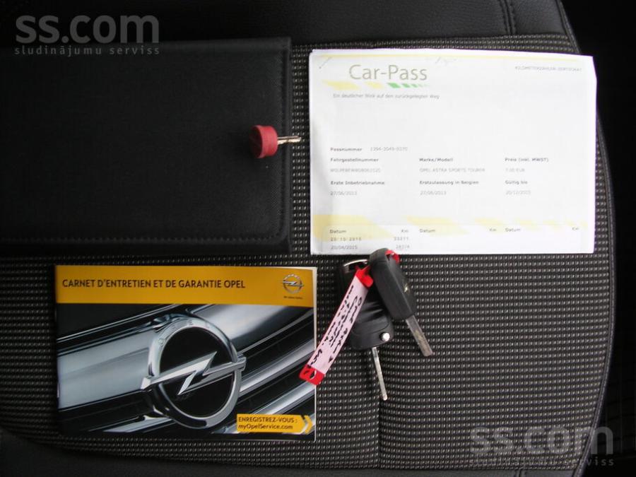 Black Opel Astra 2013 in Riga, with an engine capacity of 1.70 L and mileage of 182 thousand km for 5750 €, photo 29 on AUTOMOTO.COM.LV