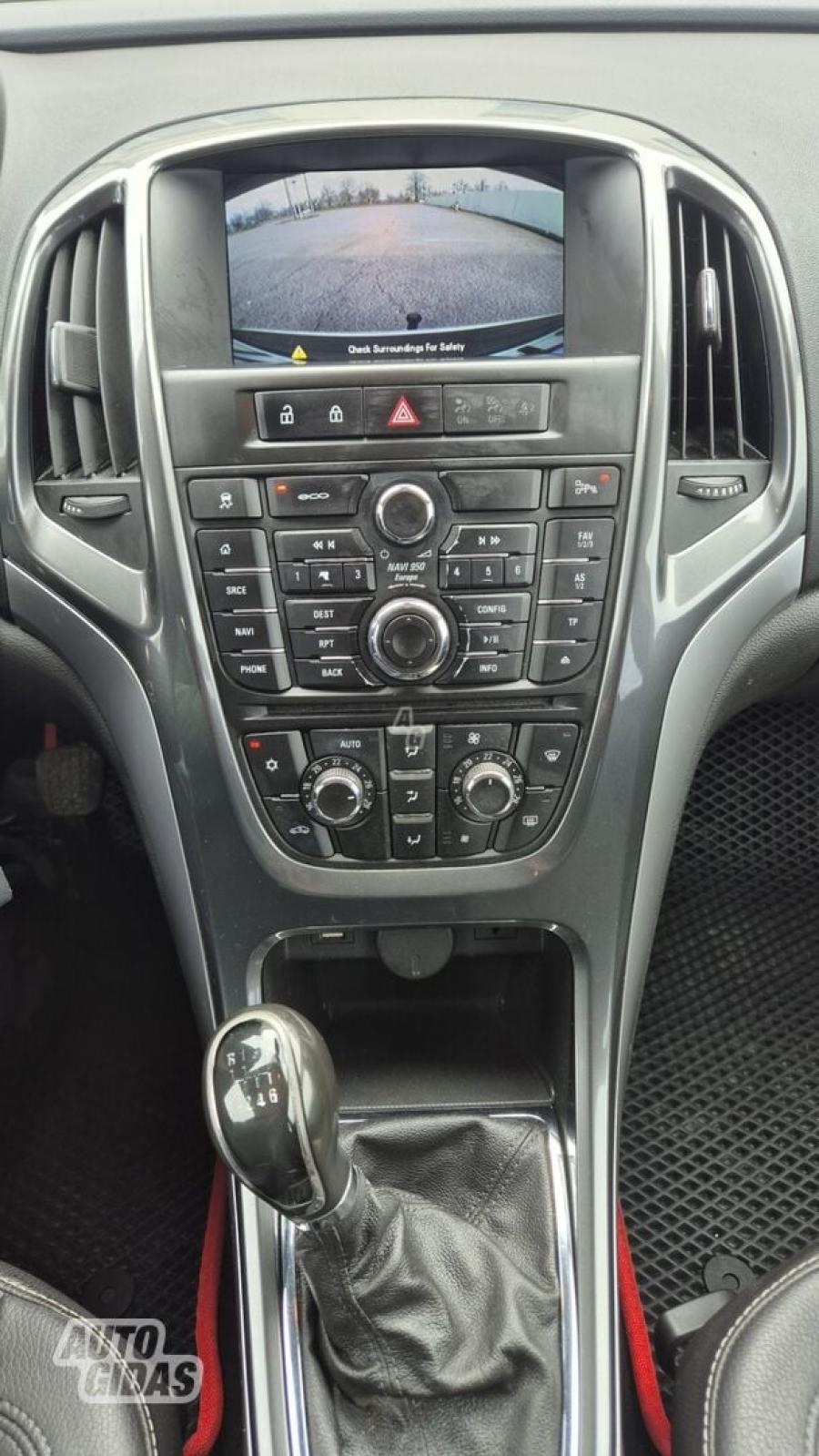 Black Opel Astra 2014 in Kaunas, with an engine capacity of 1.60 L and mileage of 377 thousand km for 3600 €, photo 13 on AUTOMOTO.COM.LV