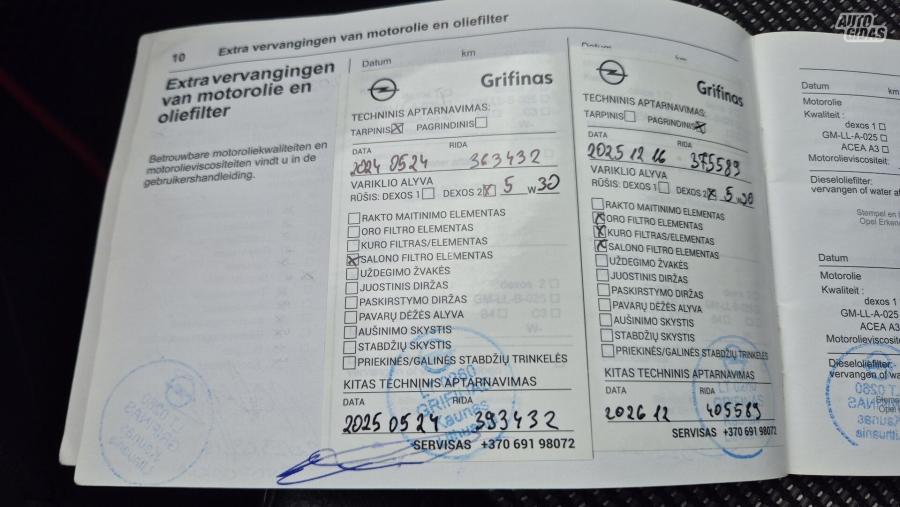 Black Opel Astra 2014 in Kaunas, with an engine capacity of 1.60 L and mileage of 377 thousand km for 3600 €, photo 21 on AUTOMOTO.COM.LV