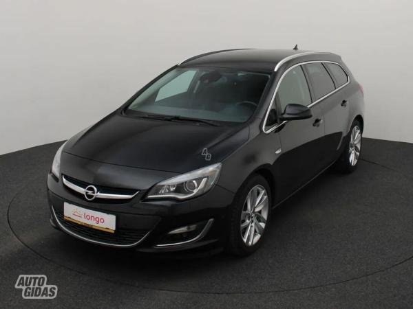 Black Opel Astra 2015 in Vilnius, with an engine capacity of 1.60 L and mileage of 184 thousand km for 6199 €, photo 1 on AUTOMOTO.COM.LV