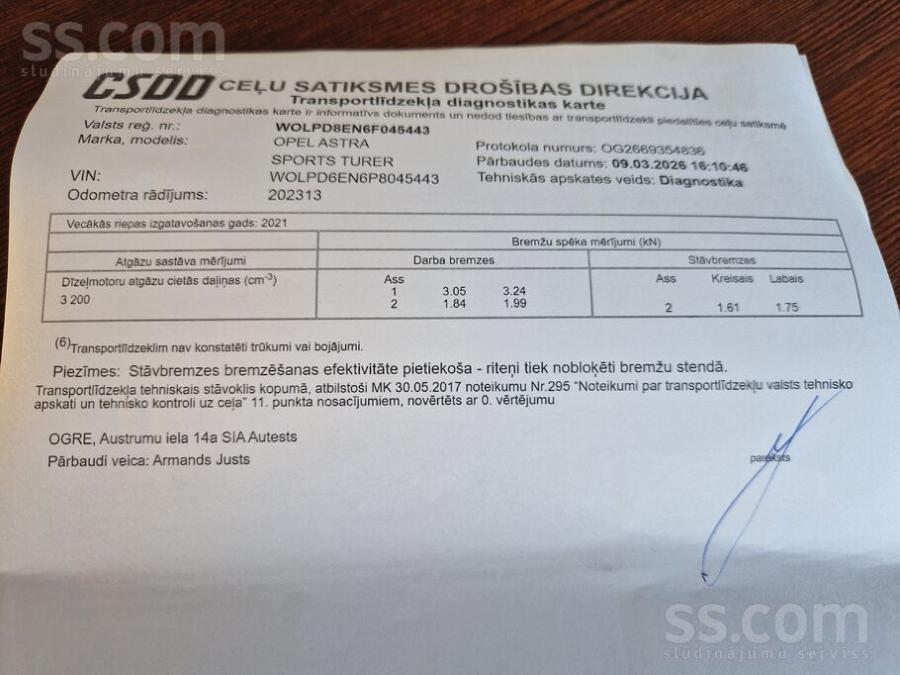 Черный Опель Астра 2015 в Огре, объемом двигателя 2.00 л и пробегом 202 тыс. км за 5750 €, фото 14 на AUTOMOTO.COM.LV