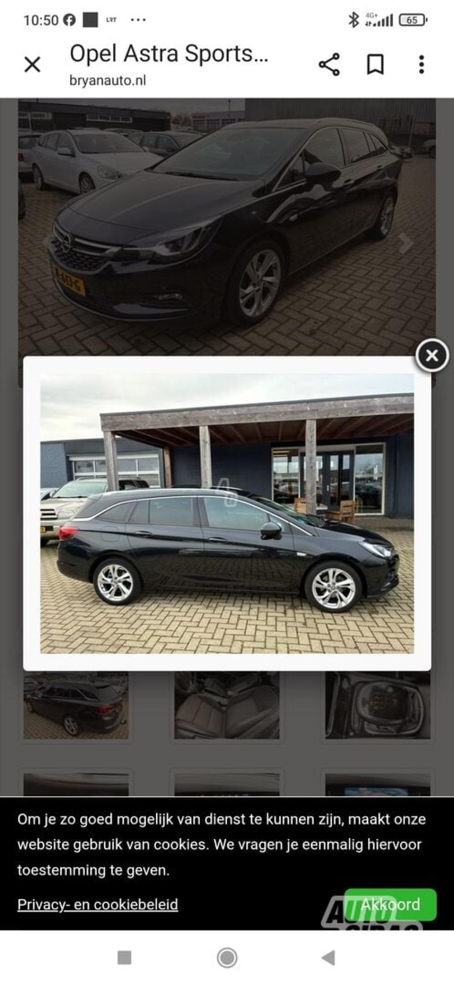 Black Opel Astra 2016 in Kaunas, with an engine capacity of 1.40 L and mileage of 245 thousand km for 6150 €, photo 4 on AUTOMOTO.COM.LV