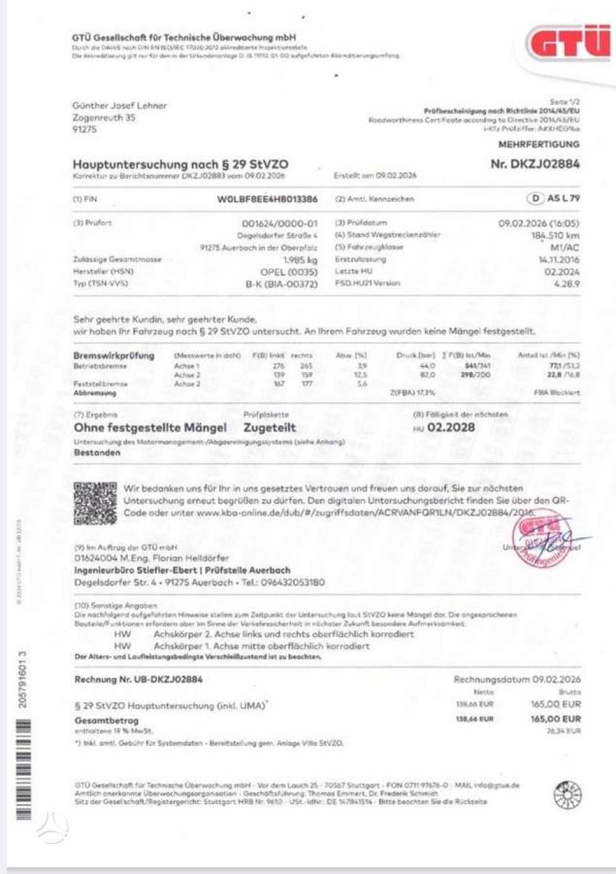 Melns Opel Astra 2016 Ukmergė, ar dzinēja tilpumu 1.60 L un nobraukumu 187 tūkst. km par 5500 €, foto 19 vietnē AUTOMOTO.COM.LV