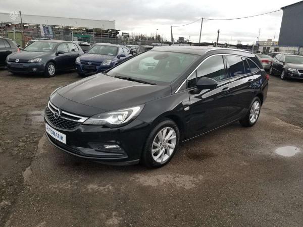 Black Opel Astra 2017 in Kaunas, with an engine capacity of 1.60 L and mileage of 250 thousand km for 6550 €, photo 2 on AUTOMOTO.COM.LV