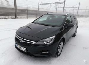 Black Opel Astra 2017 in Siauliai, with an engine capacity of 1.60 L and mileage of 129 thousand km for 7200 €, photo  on AUTOMOTO.COM.LV