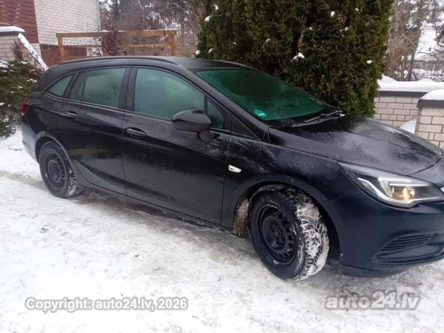 Black Opel Astra 2017 in Tallinn, with an engine capacity of 1.00 L and mileage of 92 thousand km for 7800 €, photo 2 on AUTOMOTO.COM.LV