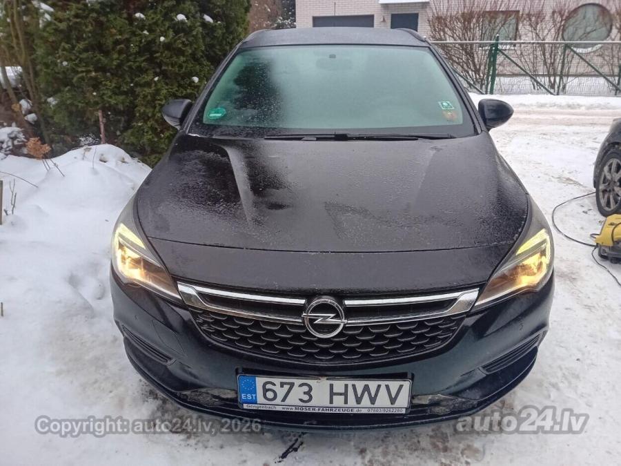 Black Opel Astra 2017 in Tallinn, with an engine capacity of 1.00 L and mileage of 92 thousand km for 7800 €, photo 4 on AUTOMOTO.COM.LV