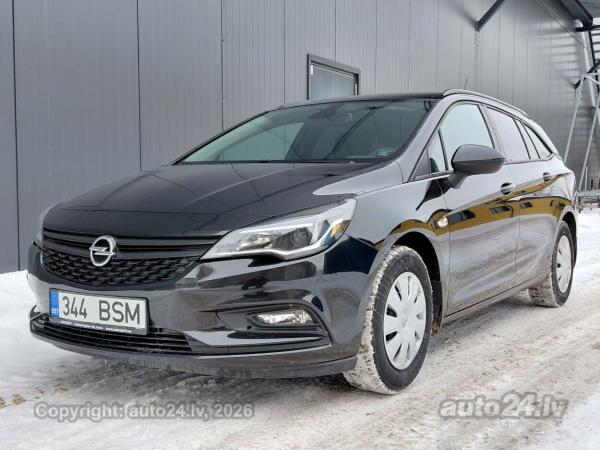 Black Opel Astra 2017 in Tartu, with an engine capacity of 1.40 L and mileage of 88 thousand km for 9199 €, photo 1 on AUTOMOTO.COM.LV