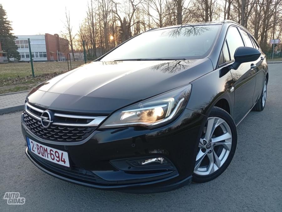 Black Opel Astra 2017 in Vilnius, with an engine capacity of 1.60 L and mileage of 231 thousand km for 5300 €, photo 1 on AUTOMOTO.COM.LV