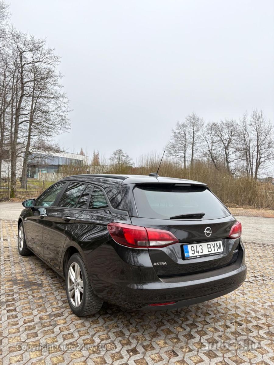 Black Opel Astra 2018 in Tallinn, with an engine capacity of 1.40 L and mileage of 88 thousand km for 13900 €, photo 6 on AUTOMOTO.COM.LV