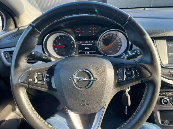 Black Opel Astra 2019 in Telschi, with an engine capacity of 1.20 L and mileage of 56 thousand km for 6350 €, photo 9 on AUTOMOTO.COM.LV