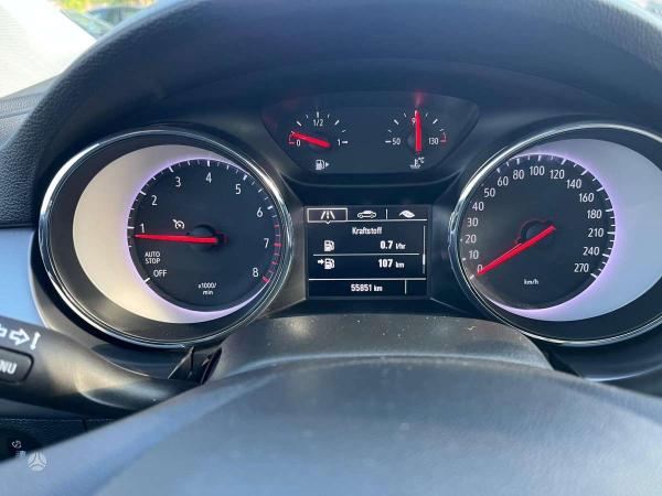 Black Opel Astra 2019 in Telschi, with an engine capacity of 1.20 L and mileage of 56 thousand km for 6350 €, photo 11 on AUTOMOTO.COM.LV