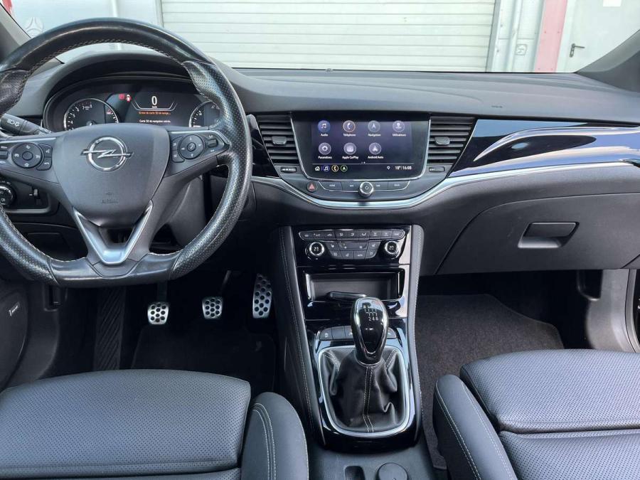Black Opel Astra 2021 in Taurage, with an engine capacity of 1.20 L and mileage of 159 thousand km for 7800 €, photo 12 on AUTOMOTO.COM.LV