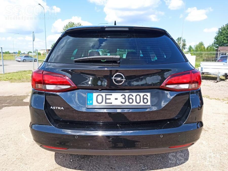 Black Opel Astra 2021 in Daugavpils, with an engine capacity of 1.50 L and mileage of 0 thousand km for 8950 €, photo 7 on AUTOMOTO.COM.LV