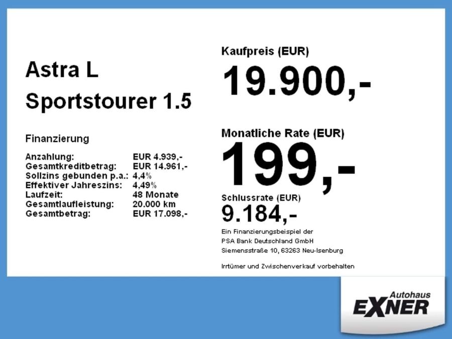 Black Opel Astra 2023 in Kaunas, with an engine capacity of 1.50 L and mileage of 74 thousand km for 22641 €, photo 4 on AUTOMOTO.COM.LV