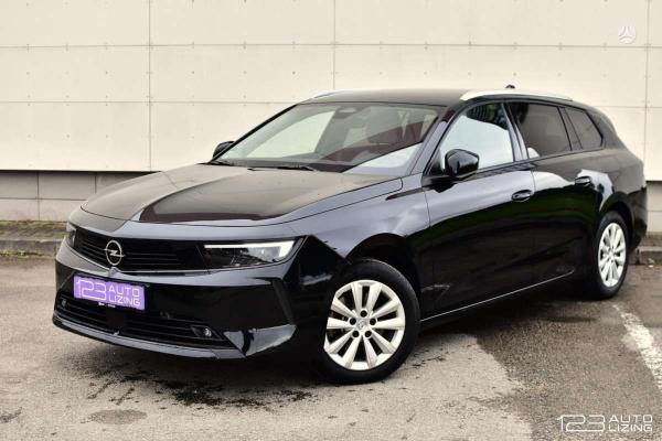 Black Opel Astra 2024 in Kretinga, with an engine capacity of 1.50 L and mileage of 62 thousand km for 15999 €, photo 1 on AUTOMOTO.COM.LV