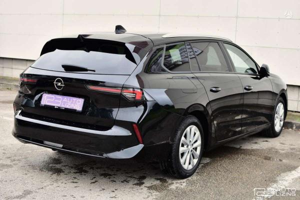 Black Opel Astra 2024 in Kretinga, with an engine capacity of 1.50 L and mileage of 62 thousand km for 15999 €, photo 10 on AUTOMOTO.COM.LV