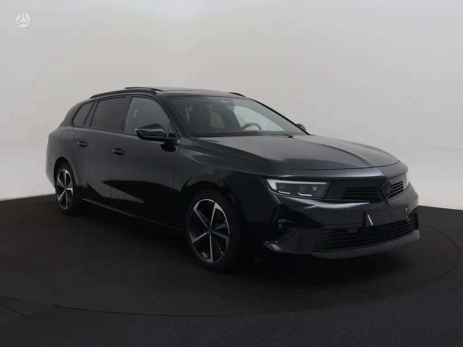 Black Opel Astra 2024 in Vilnius, with an engine capacity of 1.50 L and mileage of 216 thousand km for 12800 €, photo 7 on AUTOMOTO.COM.LV