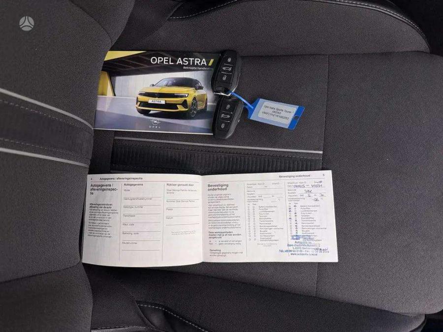 Black Opel Astra 2024 in Vilnius, with an engine capacity of 1.50 L and mileage of 216 thousand km for 12800 €, photo 11 on AUTOMOTO.COM.LV