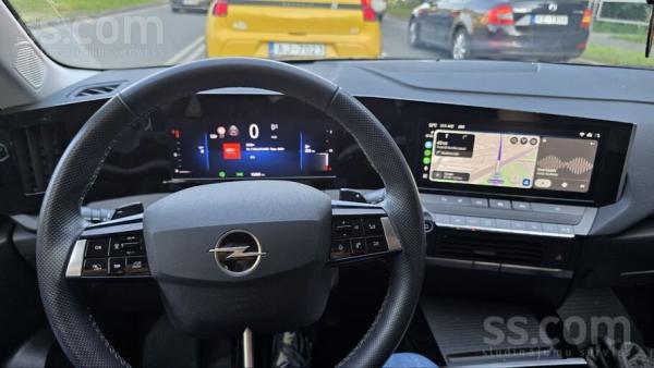 Black Opel Astra 2025 in Riga, with an engine capacity of 1.20 L and mileage of 15 thousand km for 20200 €, photo 9 on AUTOMOTO.COM.LV