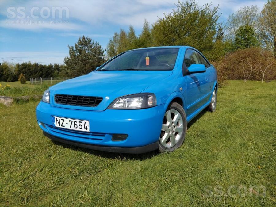 Blue Opel Astra 2000 in Riga, with an engine capacity of 1.80 L and mileage of 174 thousand km for 1350 €, photo 1 on AUTOMOTO.COM.LV