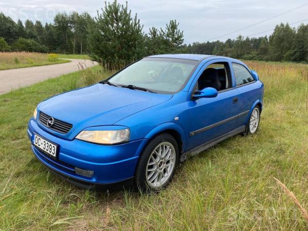 Синий Опель Астра 2000 в Рига, объемом двигателя 2.00 л и пробегом 300 тыс. км за 3500 €, фото 2 на AUTOMOTO.COM.LV
