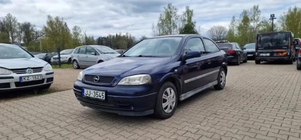Blue Opel Astra 2000 in Valmiera, with an engine capacity of 1.60 L and mileage of 296 thousand km for 870 €, photo 6 on AUTOMOTO.COM.LV
