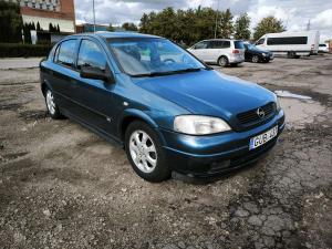 Blue Opel Astra 2000 in Siauliai, with an engine capacity of 1.60 L and mileage of 208 thousand km for 550 €, photo  on AUTOMOTO.COM.LV