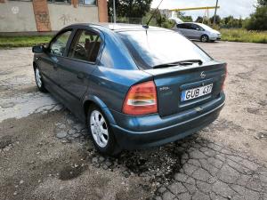 Blue Opel Astra 2000 in Siauliai, with an engine capacity of 1.60 L and mileage of 208 thousand km for 550 €, photo 6 on AUTOMOTO.COM.LV