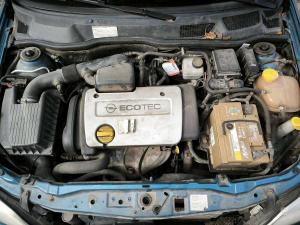 Blue Opel Astra 2000 in Siauliai, with an engine capacity of 1.60 L and mileage of 208 thousand km for 550 €, photo 16 on AUTOMOTO.COM.LV