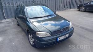Blue Opel Astra 2001 in Riga, with an engine capacity of 1.40 L and mileage of 312 thousand km for 1000 €, photo  on AUTOMOTO.COM.LV