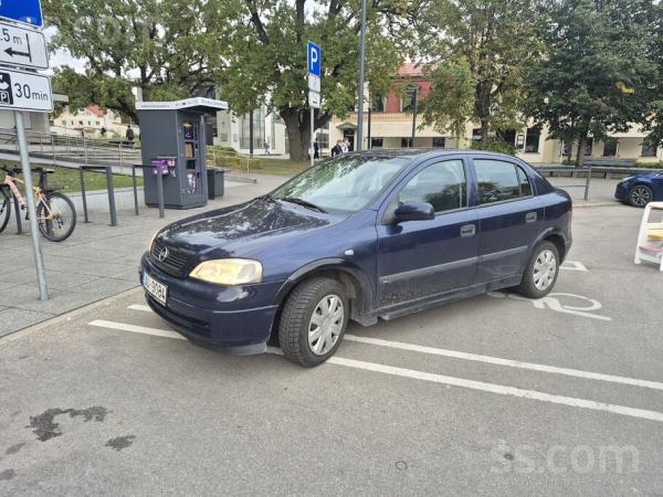 Синий Опель Астра 2001 в Рига, объемом двигателя 1.60 л и пробегом 241 тыс. км за 990 €, фото 6 на AUTOMOTO.COM.LV