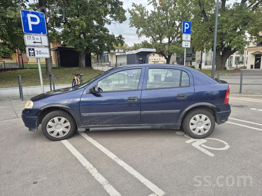 Zils Opel Astra 2001 Rīga, ar dzinēja tilpumu 1.60 L un nobraukumu 241 tūkst. km par 990 €, foto 7 vietnē AUTOMOTO.COM.LV