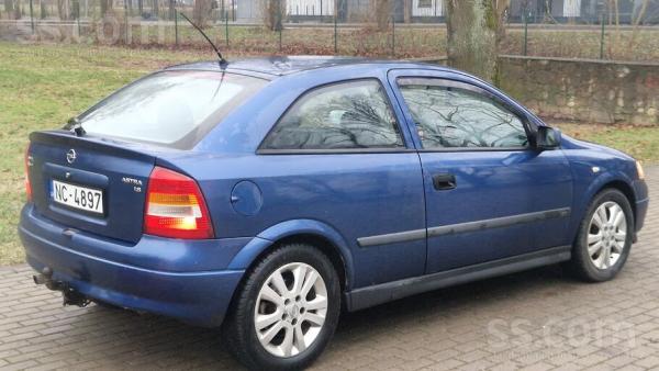 Zils Opel Astra 2002 Rīga, ar dzinēja tilpumu 1.80 L un nobraukumu 0 tūkst. km par 830 €, foto 7 vietnē AUTOMOTO.COM.LV