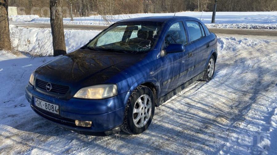 Синий Опель Астра 2002 в Рига, объемом двигателя 1.60 л и пробегом 126 тыс. км за 870 €, фото 3 на AUTOMOTO.COM.LV