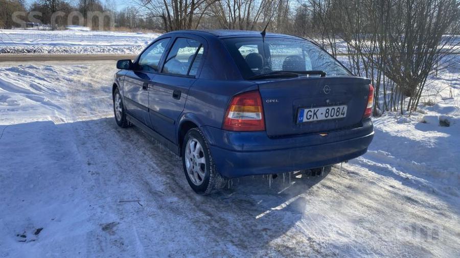 Синий Опель Астра 2002 в Рига, объемом двигателя 1.60 л и пробегом 126 тыс. км за 870 €, фото 5 на AUTOMOTO.COM.LV