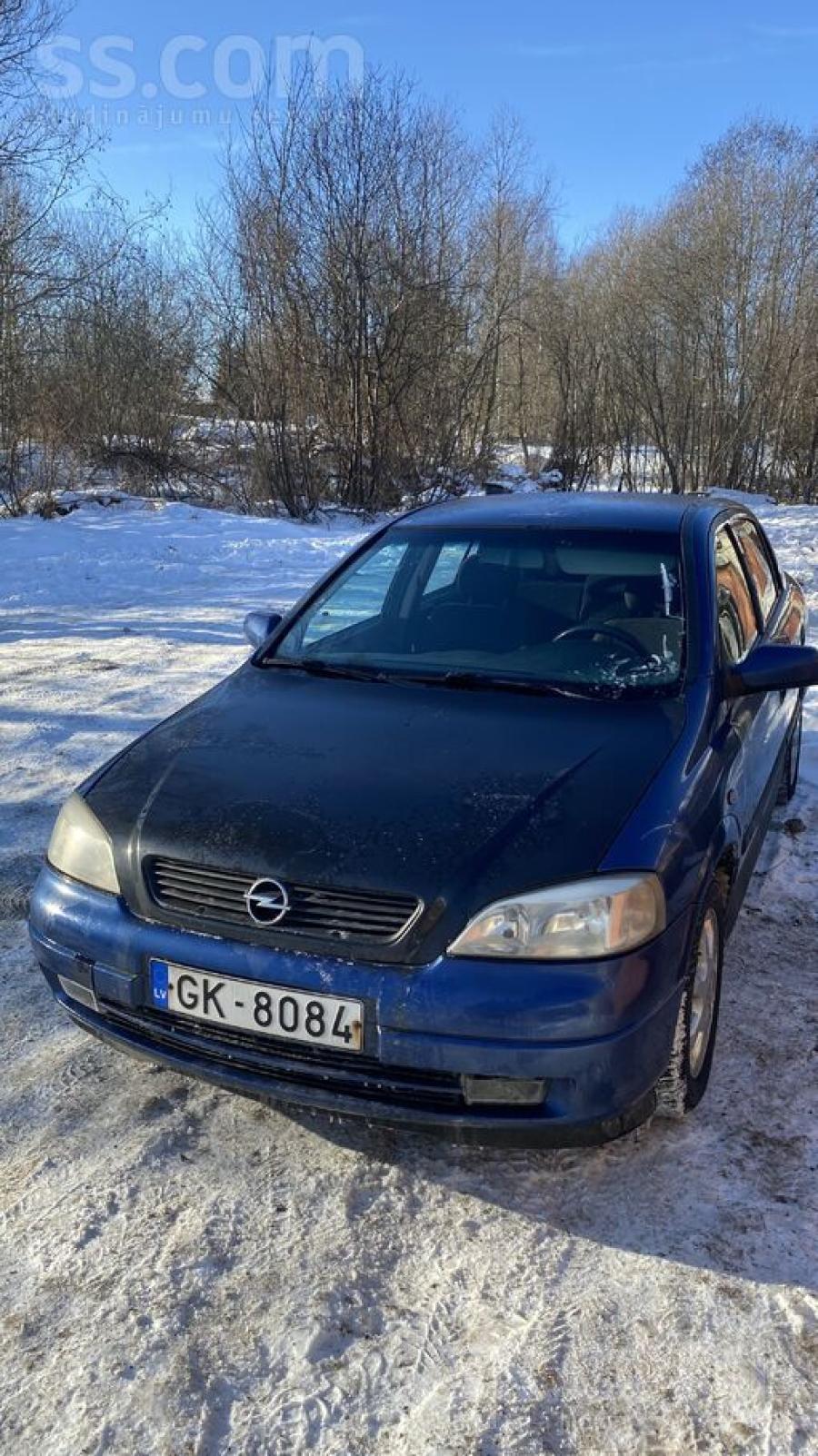 Синий Опель Астра 2002 в Рига, объемом двигателя 1.60 л и пробегом 126 тыс. км за 870 €, фото 7 на AUTOMOTO.COM.LV