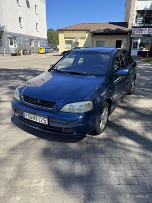 Blue Opel Astra 2002 in Kazlu Ruda, with an engine capacity of 1.70 L and mileage of 264 thousand km for 750 €, photo  on AUTOMOTO.COM.LV