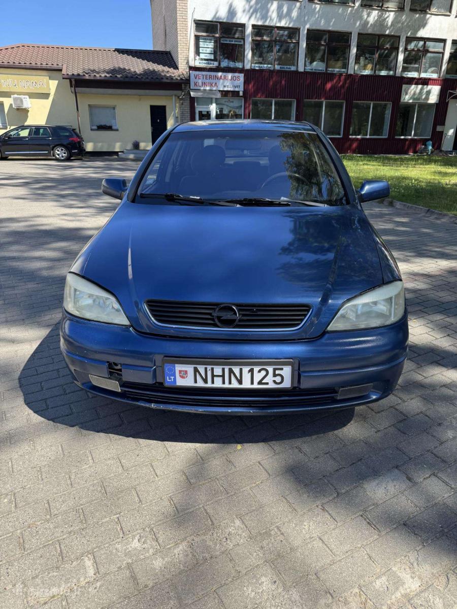 Blue Opel Astra 2002 in Kazlu Ruda, with an engine capacity of 1.70 L and mileage of 264 thousand km for 750 €, photo 3 on AUTOMOTO.COM.LV