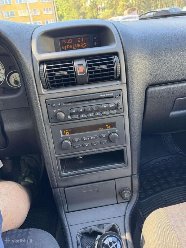 Zils Opel Astra 2002 Kazlų Rūda, ar dzinēja tilpumu 1.70 L un nobraukumu 264 tūkst. km par 750 €, foto 9 vietnē AUTOMOTO.COM.LV