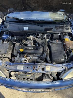 Blue Opel Astra 2002 in Kazlu Ruda, with an engine capacity of 1.70 L and mileage of 264 thousand km for 750 €, photo 18 on AUTOMOTO.COM.LV