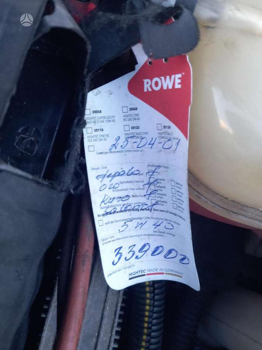 Blue Opel Astra 2002 in Kazlu Ruda, with an engine capacity of 1.69 L and mileage of 326 thousand km for 650 €, photo 10 on AUTOMOTO.COM.LV