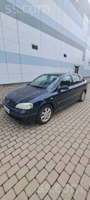Blue Opel Astra 2002 in Dobele, with an engine capacity of 1.60 L and mileage of 299 thousand km for 649 €, photo  on AUTOMOTO.COM.LV