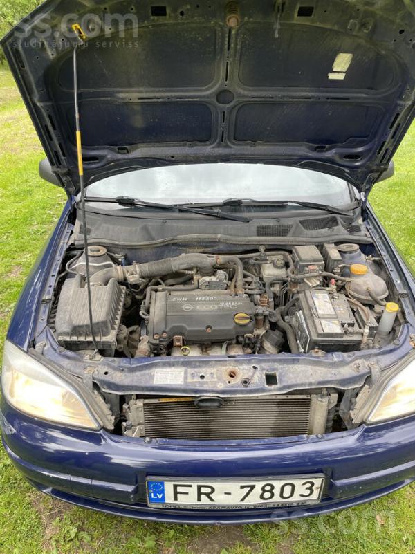 Blue Opel Astra 2005 in Jelgava, with an engine capacity of 1.40 L and mileage of 166 thousand km for 1200 €, photo 3 on AUTOMOTO.COM.LV