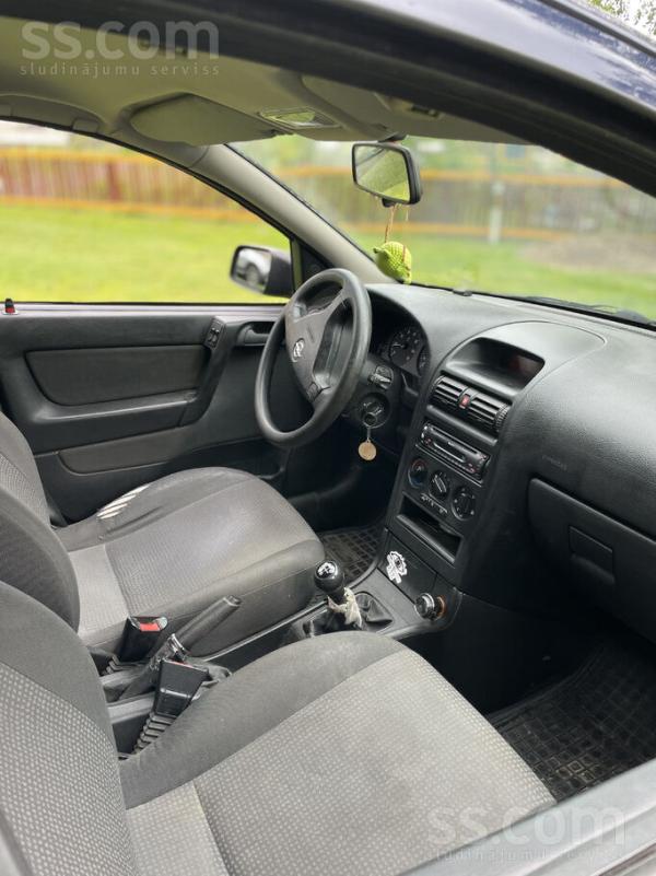 Blue Opel Astra 2005 in Jelgava, with an engine capacity of 1.40 L and mileage of 166 thousand km for 1200 €, photo 7 on AUTOMOTO.COM.LV